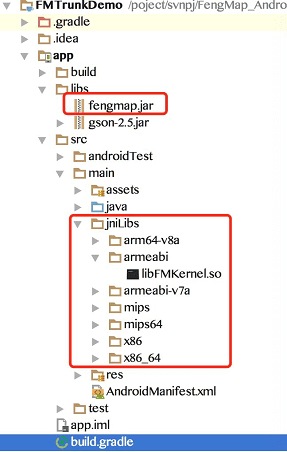 室内地图Android SDK配置工程 - 蜂鸟云